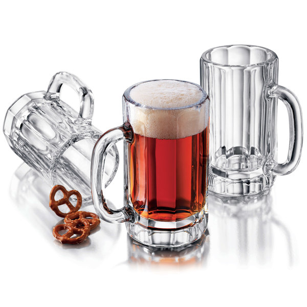 Libbey Heidelberg Glass Beer Mugs, 16 Oz. & Reviews | Wayfair